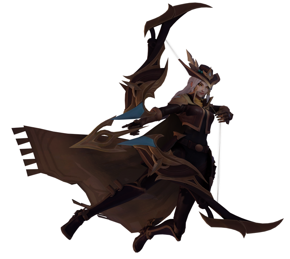 [FBX/MMD] HighNoon Ashe Rift ver -DL by N1ghtinGalez on DeviantArt
