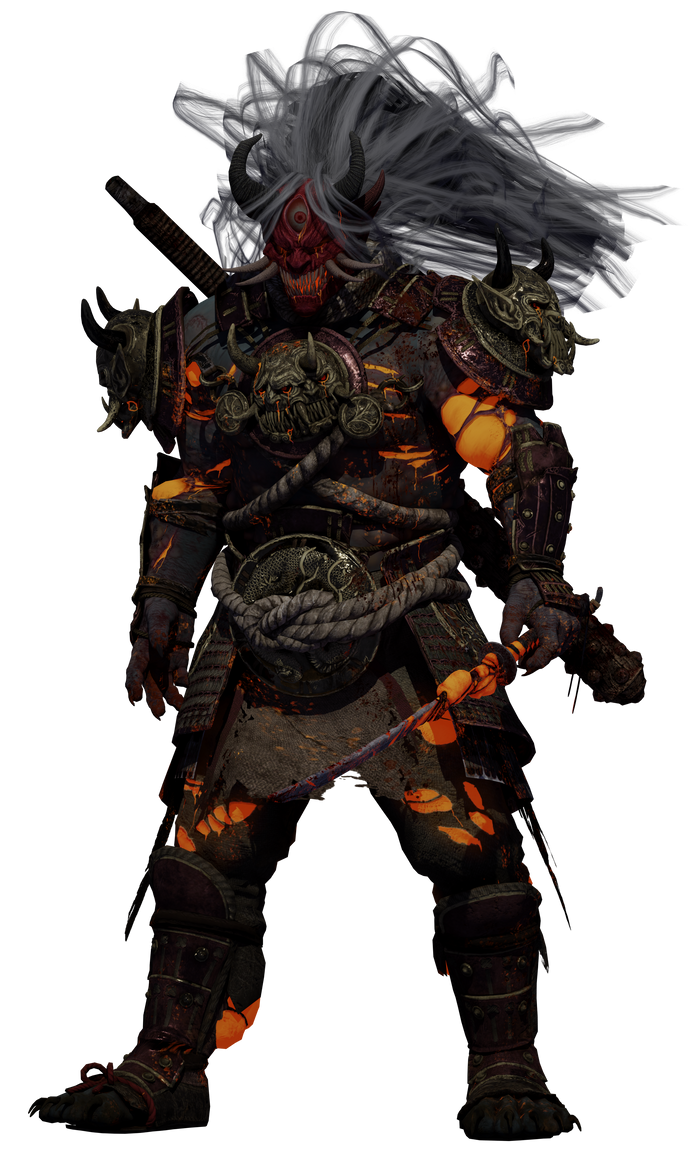 Dbd Fbx Oni Bursting With Fury Dl By N1ghtingalez On Deviantart