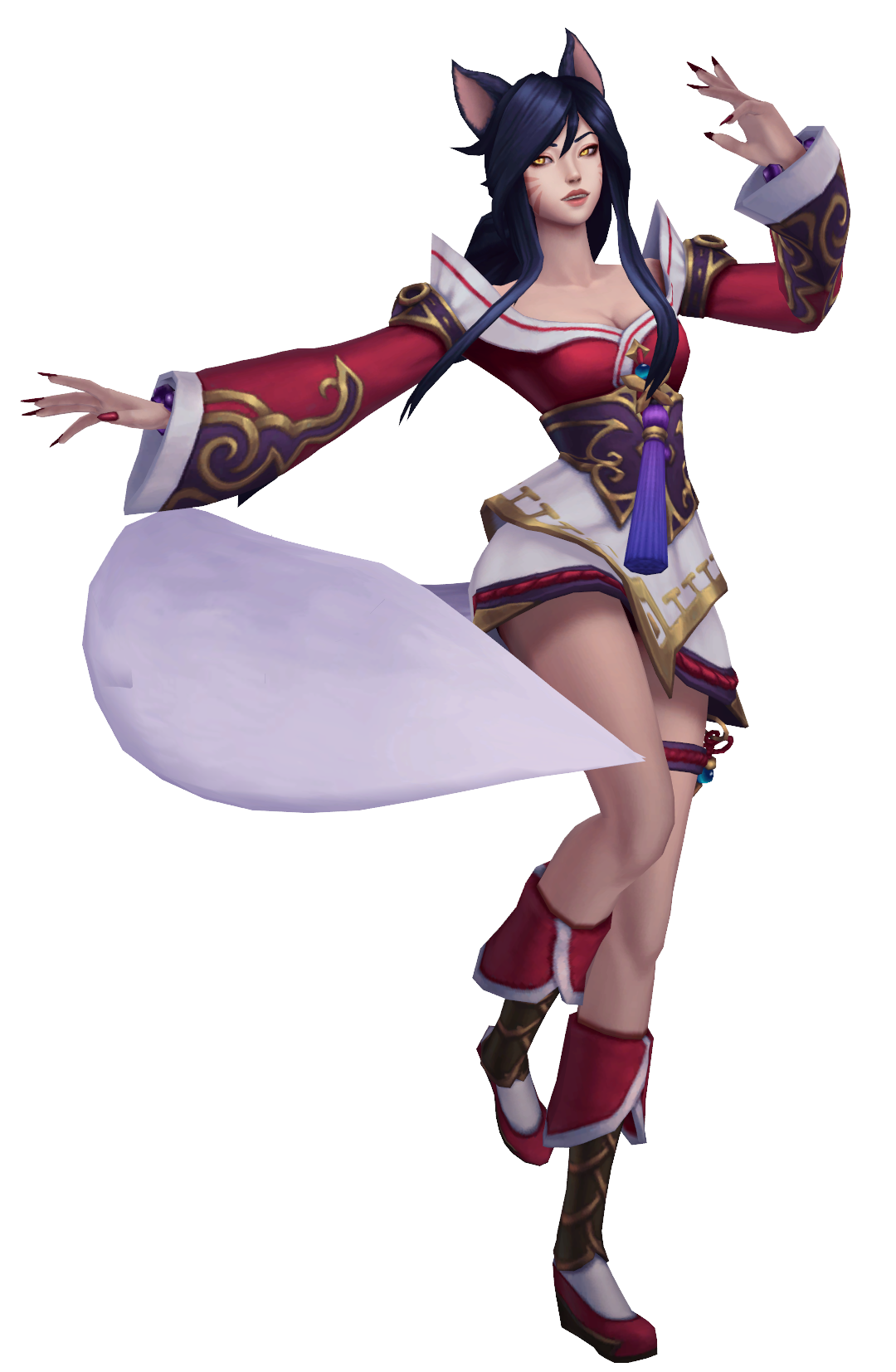 [MMD/FBX] Ahri -DL by N1ghtinGalez on DeviantArt