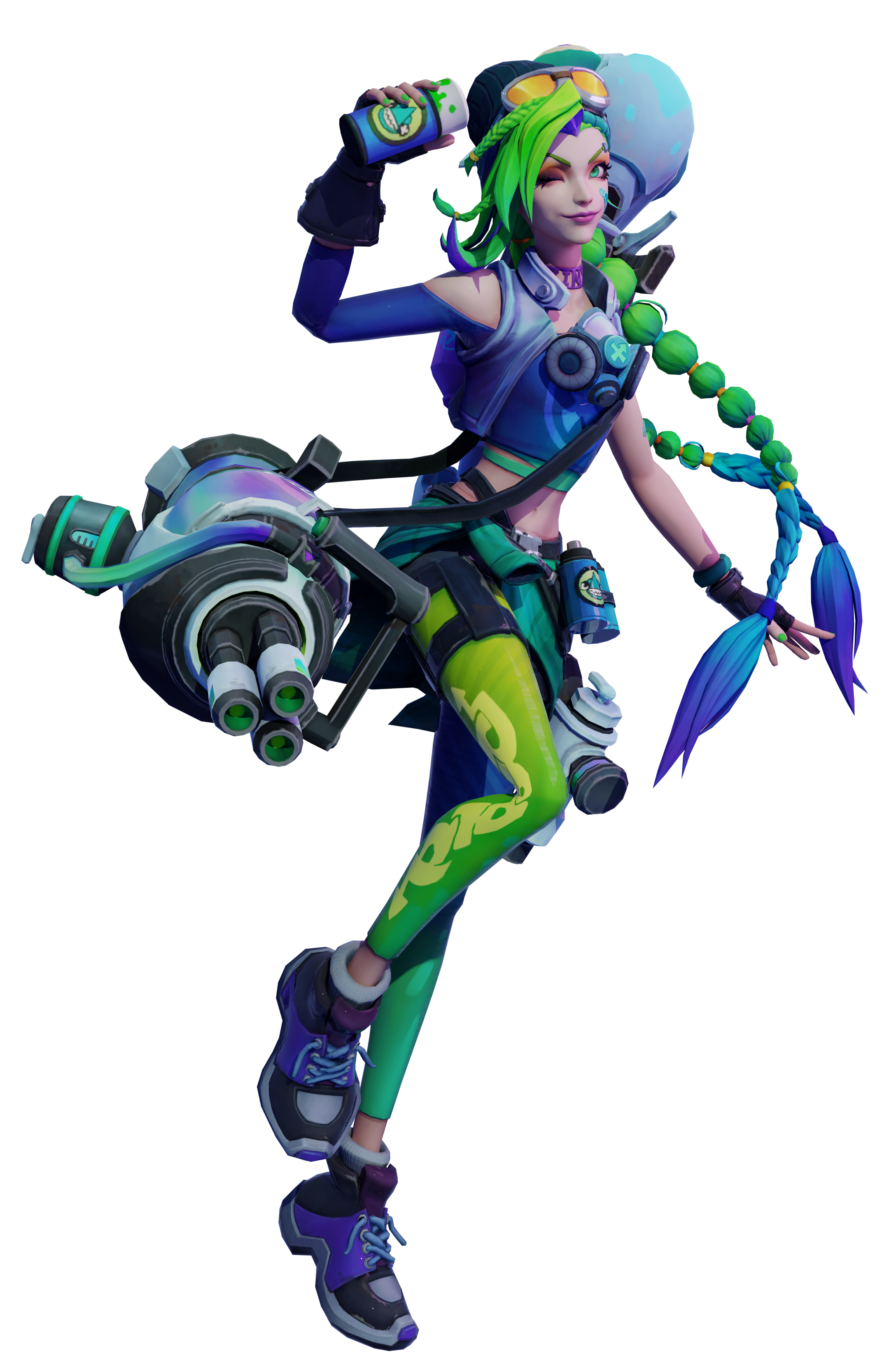 [FBX/MMD] Chromacrash Jinx Rift Exclusive -DL by N1ghtinGalez on DeviantArt