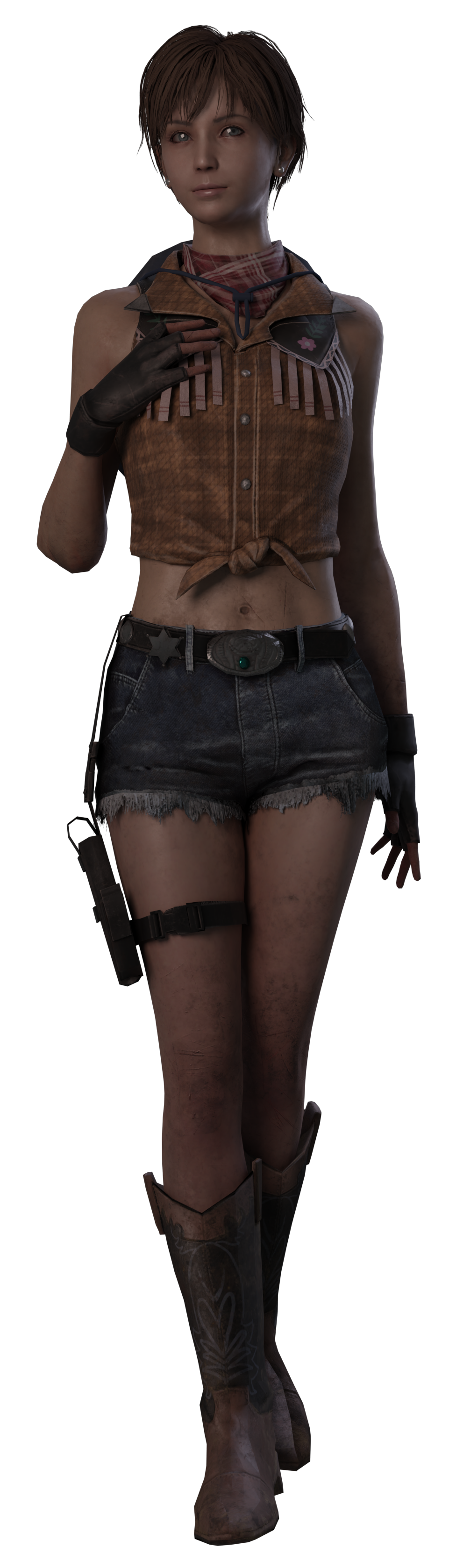 [dbd Fbx] Cowgirl Rebecca Dl By N1ghtingalez On Deviantart