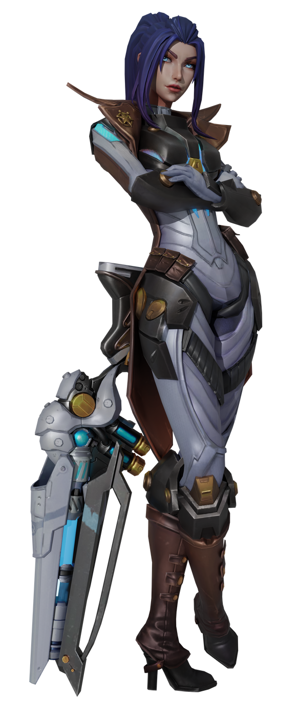 [MMD/FBX] Pulsefire Caitlyn Rift ver -DL by N1ghtinGalez on DeviantArt