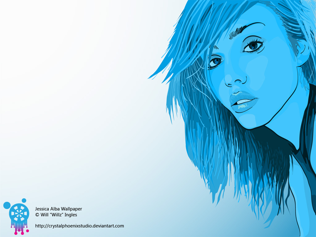Jessica Alba Vector by CrystalPhoenixStudio on DeviantArt