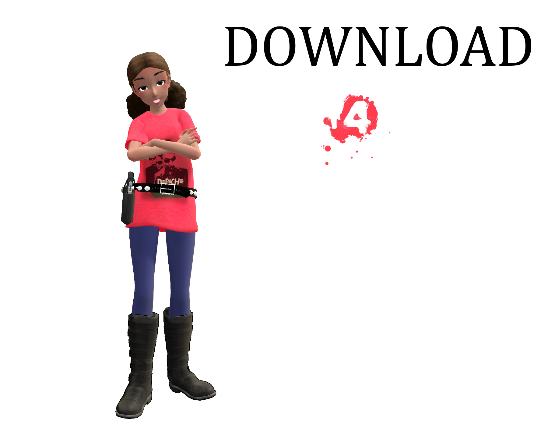 MMD - L4D2 - ROCHELLE *DL* by LetAikoSellUGeico on DeviantArt