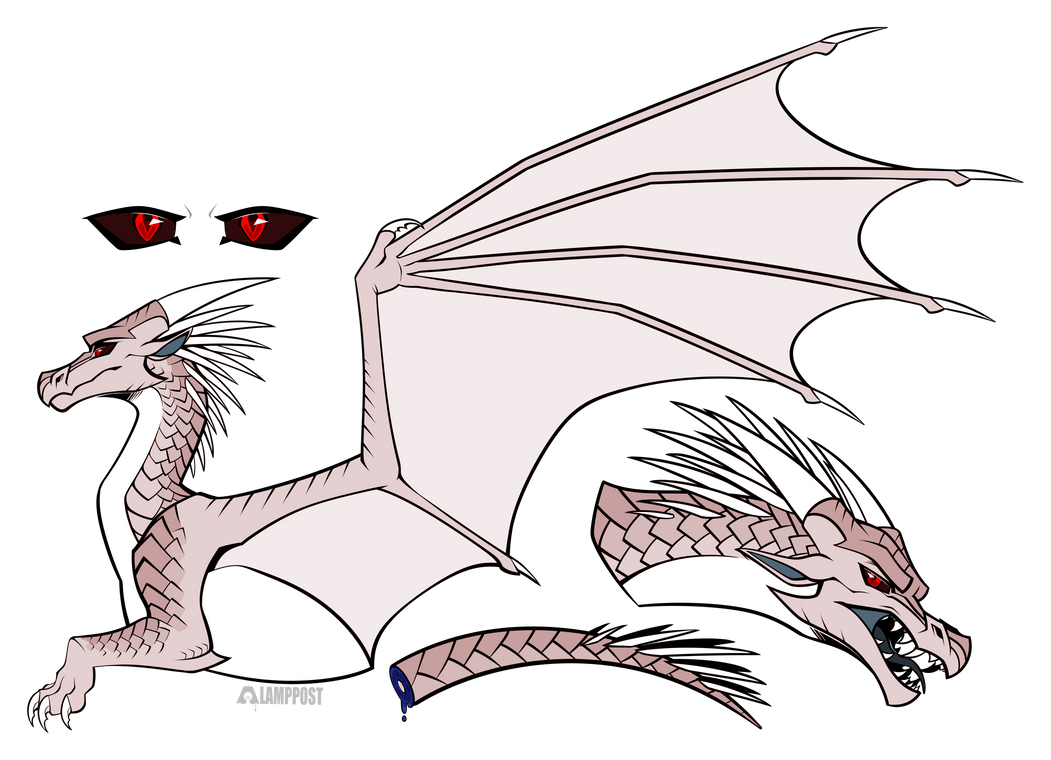 Albino IceWing Adoptable [OPEN]: 50 points by Galaxii-cat on DeviantArt