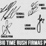 Big Time Rush Firmas Png ZIP by LissetteRusher on DeviantArt