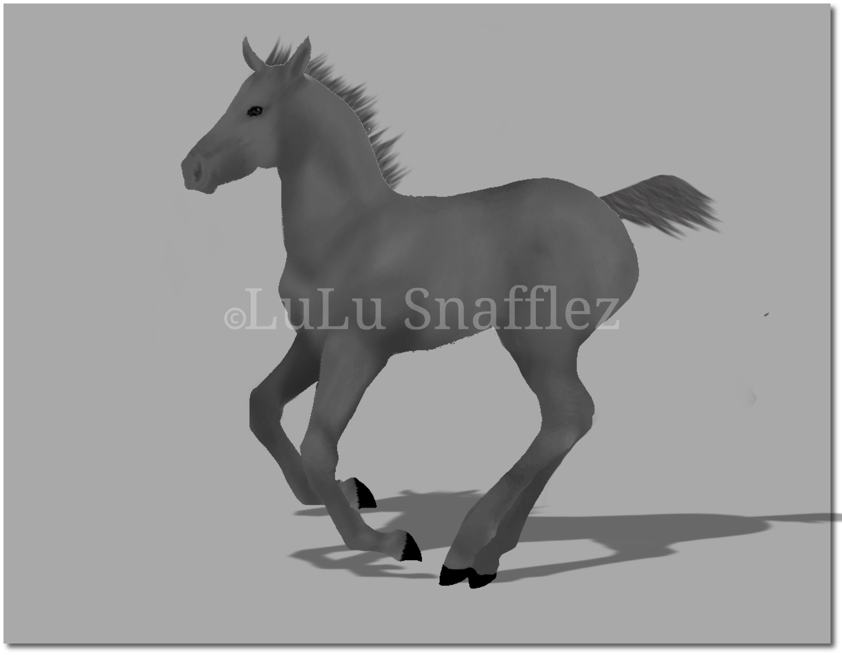 Snafflez~Grey Foal PSD file by CoolHorsieEdits on DeviantArt