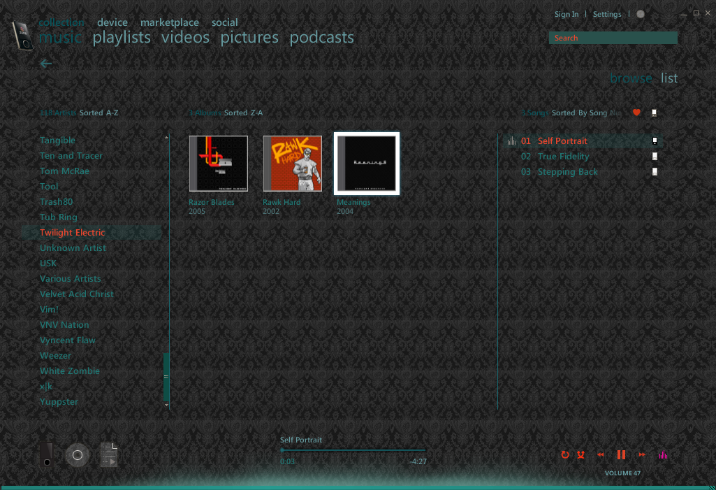 db zune theme + tutorial by db-ie on DeviantArt