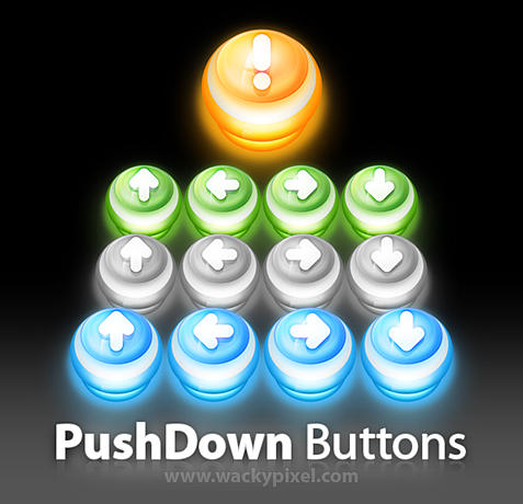 Push Down Buttons by wackypixel on DeviantArt