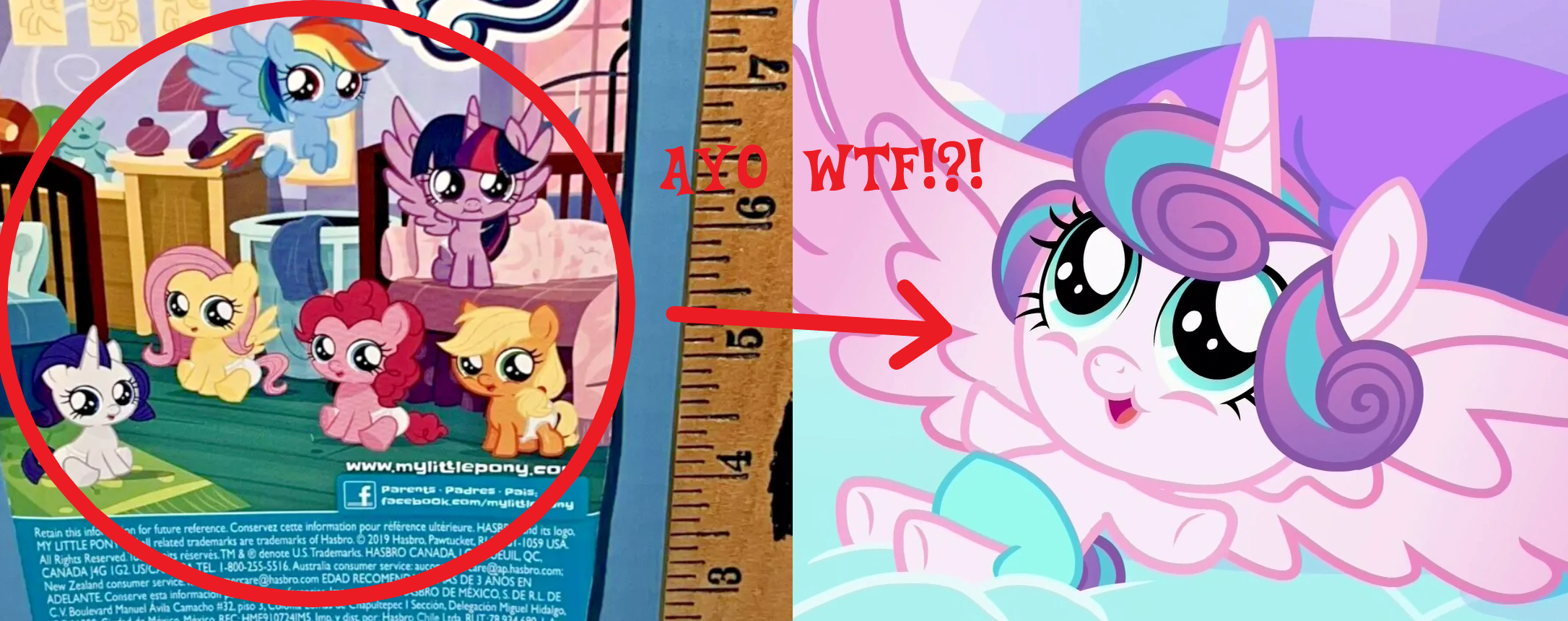 Weird Find #1: baby Mane 6 in Flurry Heart style by KidNotGood on ...