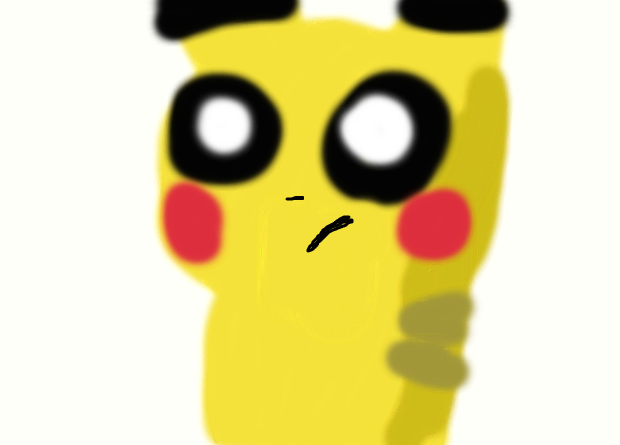 Pikachu finger drawing by eee2011 on DeviantArt