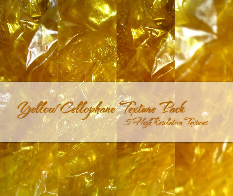 Yellow Cellophane Texture Pack by powerpuffjazz on DeviantArt