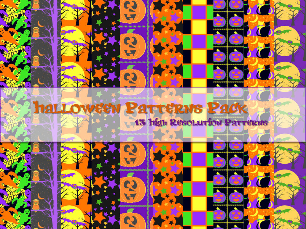 Halloween Patterns Pack by powerpuffjazz on DeviantArt