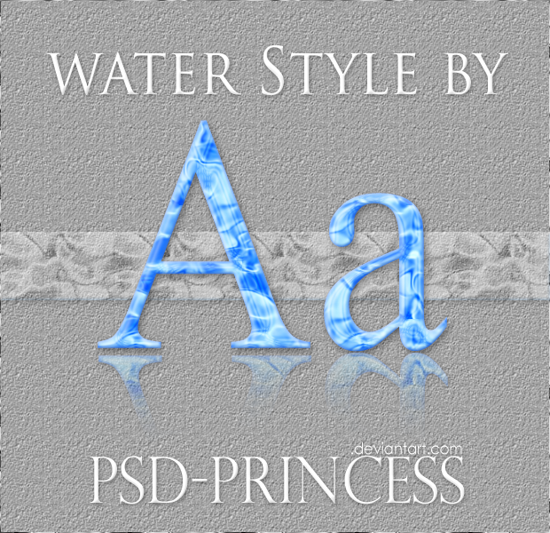 Photoshop Water Style by Psd-Princess on DeviantArt