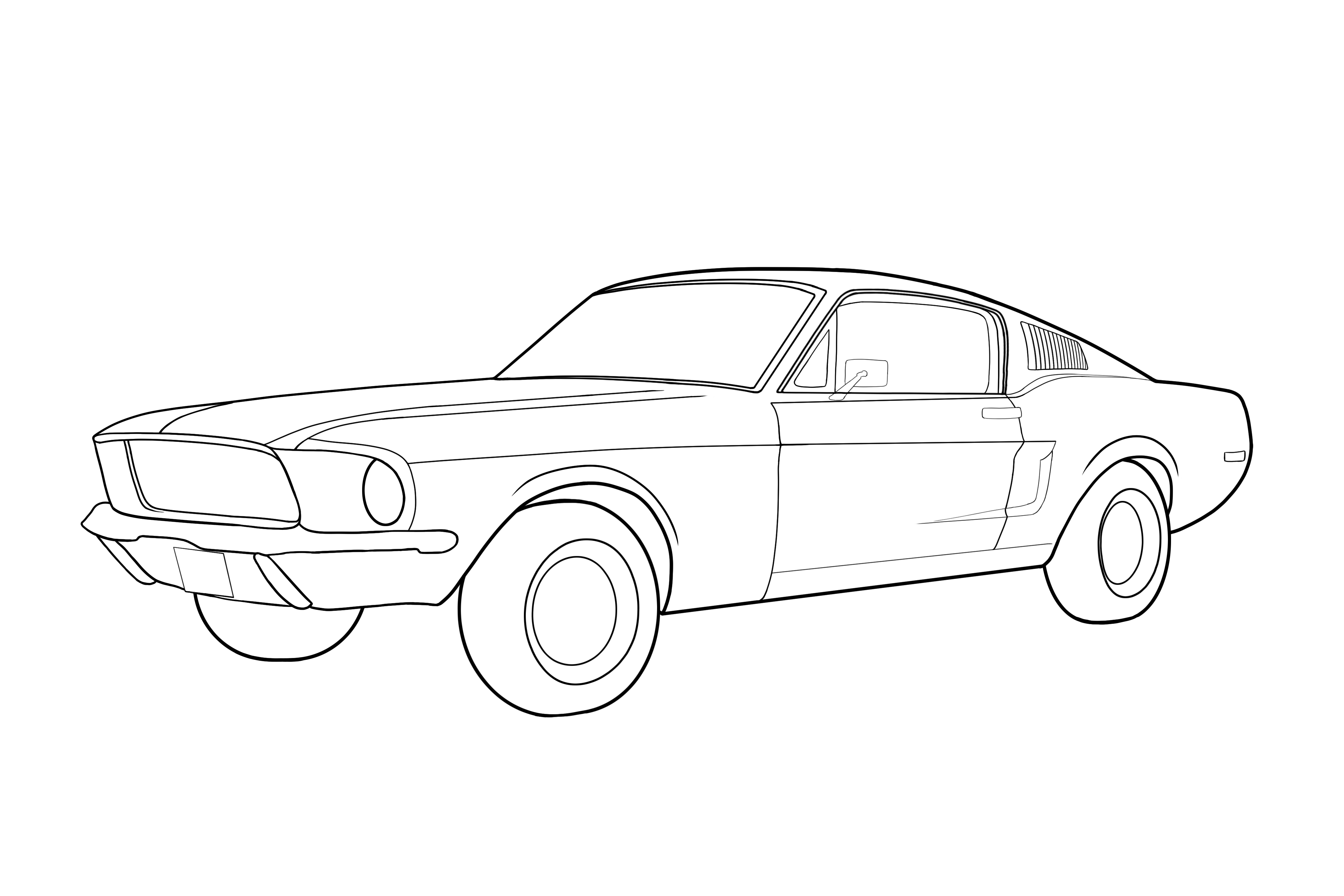 Mustang A Lineart PSD by Mike43000 on DeviantArt