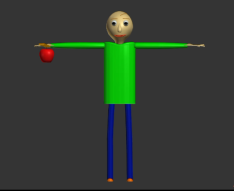 i made another baldi model cuz the other one broke by BaldiMaker3000 on ...
