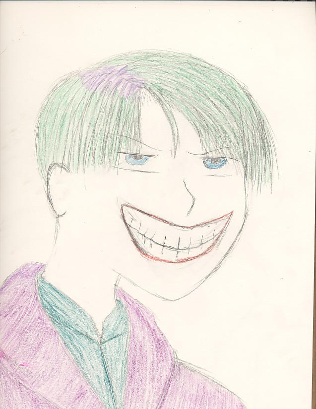 Trunks as the Joker by vampiravalerious16 on DeviantArt