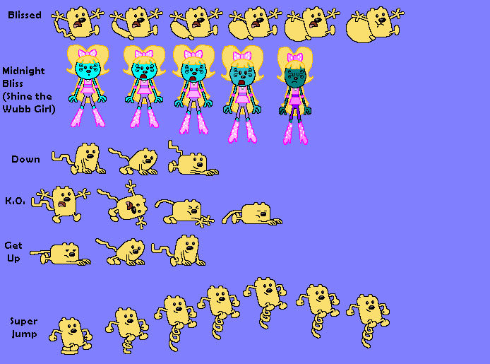 Wubbzy sprite sheet by Popgamer06 on DeviantArt
