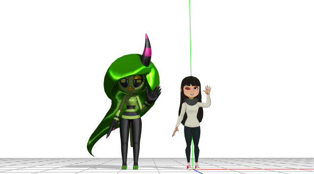 Zeena and Addie MMD test by Popgamer06 on DeviantArt