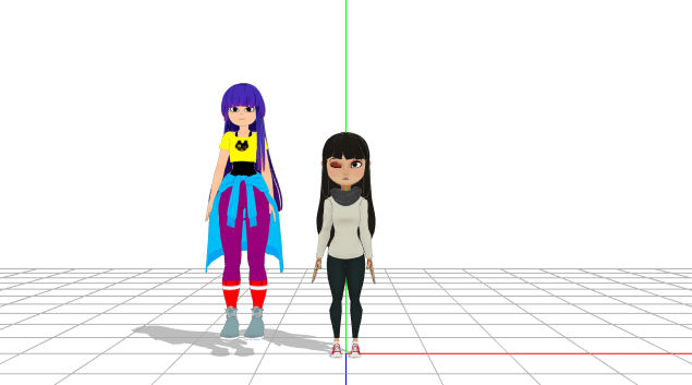 MMD Addie and Miko Kubota by Popgamer06 on DeviantArt