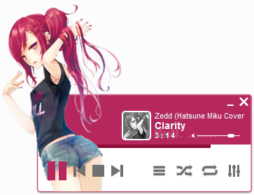 Ponytail Girl Winamp by Kaza-SOU on DeviantArt