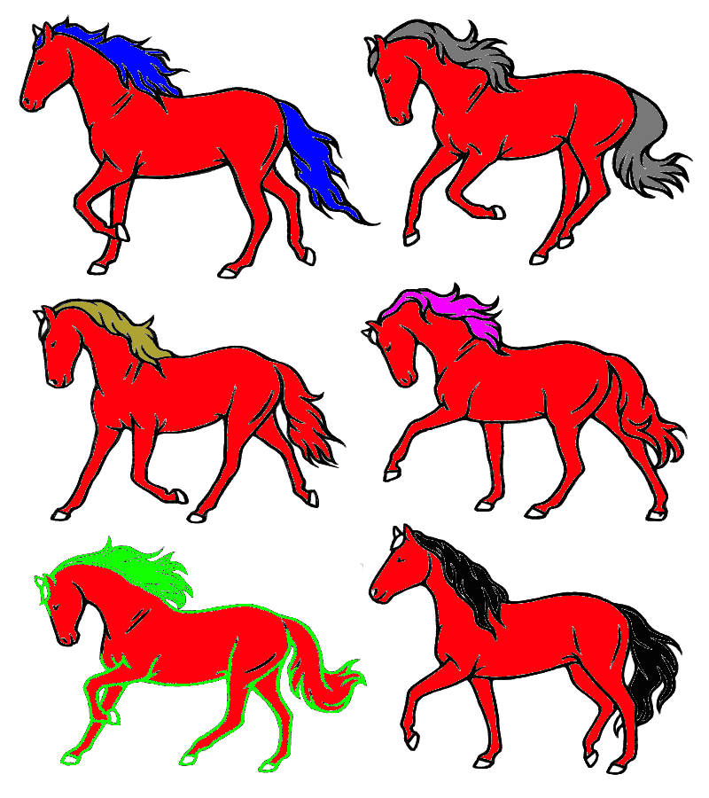 Herd of Mustangs by DaOneTrueJollyJoe on DeviantArt