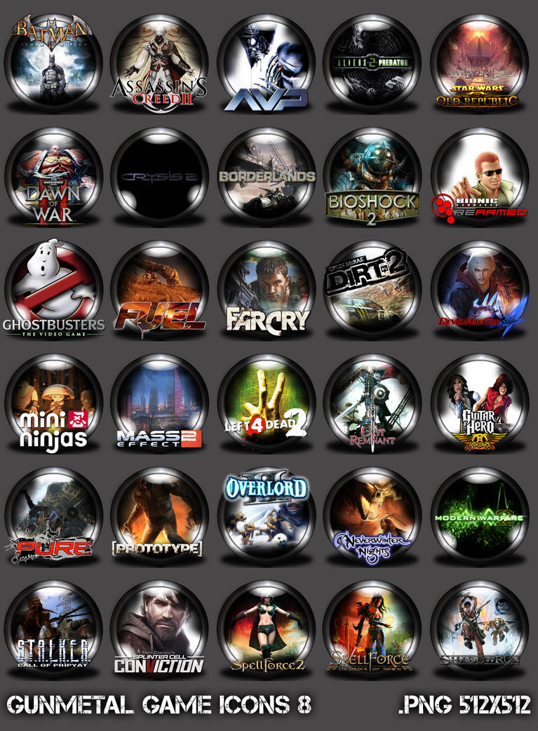 GunMetal Game Icons 8 by auriel2k4 on DeviantArt