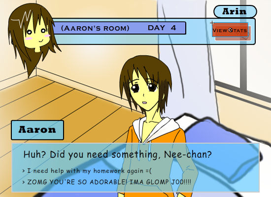 .::Visual Novel Flash Demo::. by ChibiTamashii on DeviantArt
