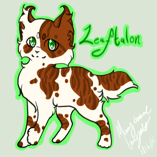Leaftalon Chibi by leafstep on DeviantArt