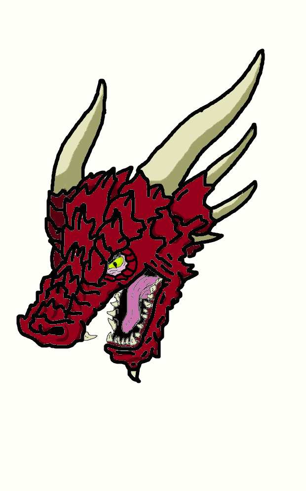 Roaring Dragon Head by Lonestarnoctus123 on DeviantArt