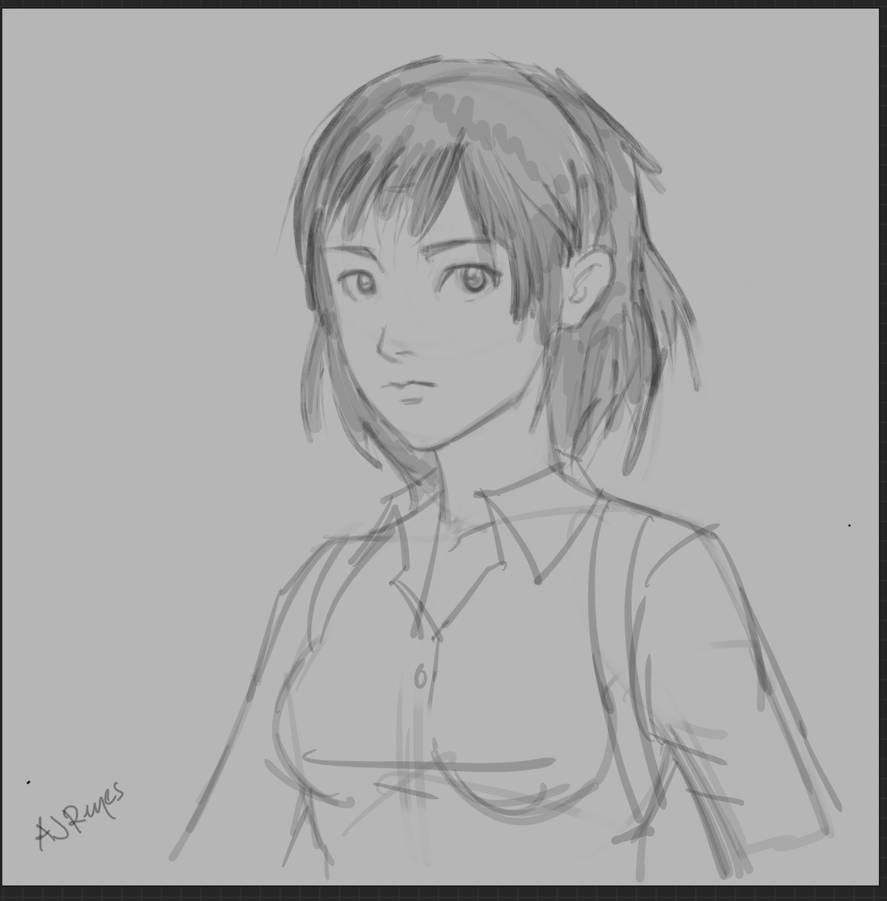 Anime gal by MrAlJang on DeviantArt