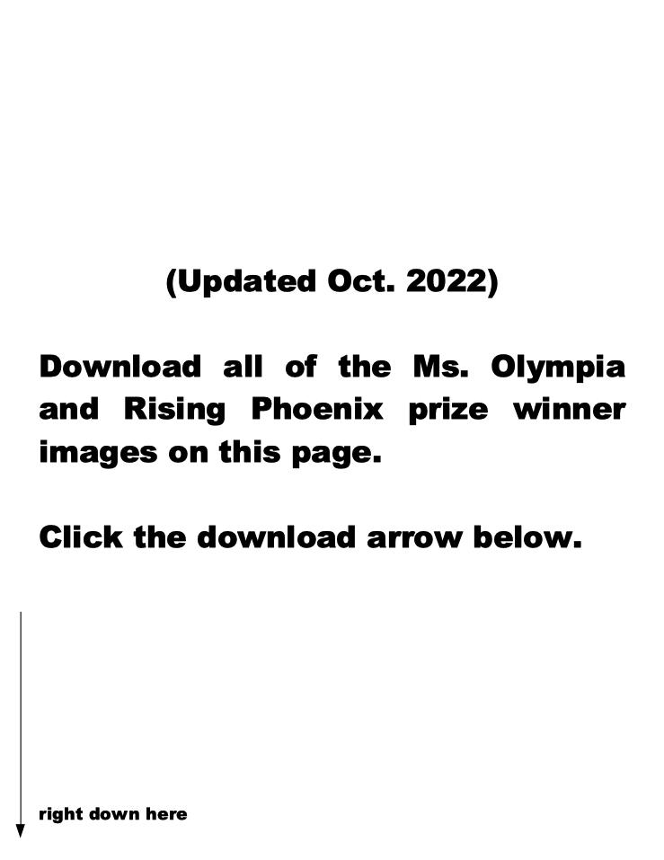 Ms. Olympia and Rising Phoenix Winners by Meadler on DeviantArt