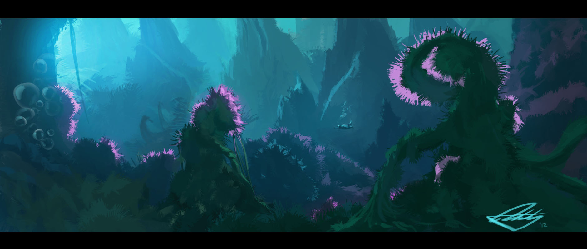 Underwater Fantasy Landscape