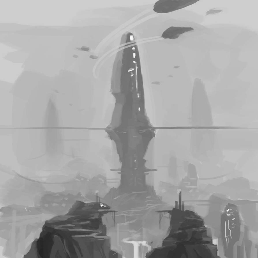 Sci-fi sketch by JRettberg on DeviantArt