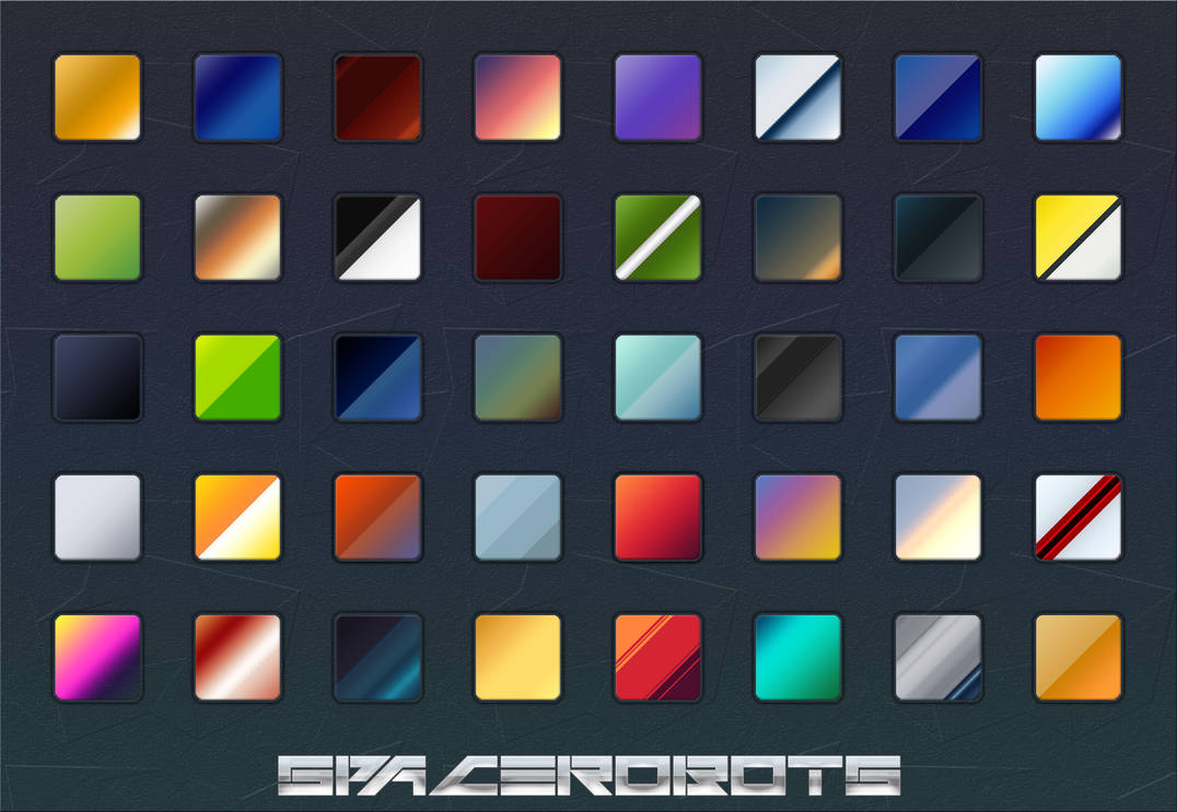 40 Gradients by spacerobots on DeviantArt