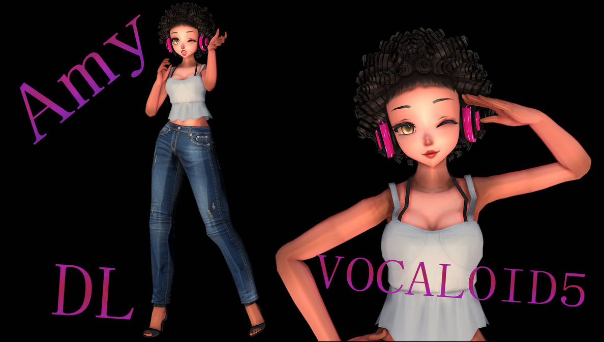 VOCALOID5MMD Model-Amy[Dl Down-New link in desc] by Freya-Vhal on DeviantArt
