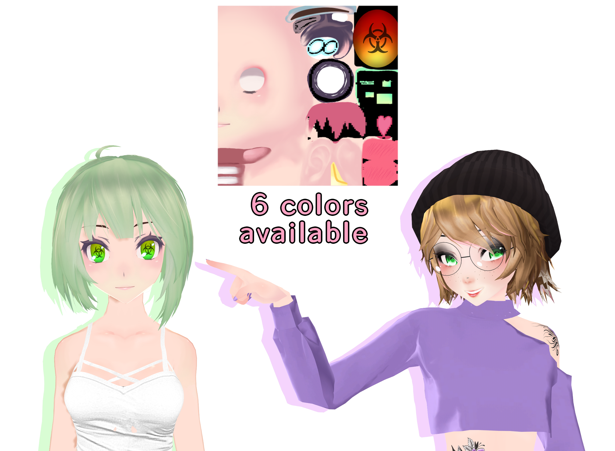 TDA Biohazard Eye Texture Pack DL by Freya-Vhal on DeviantArt