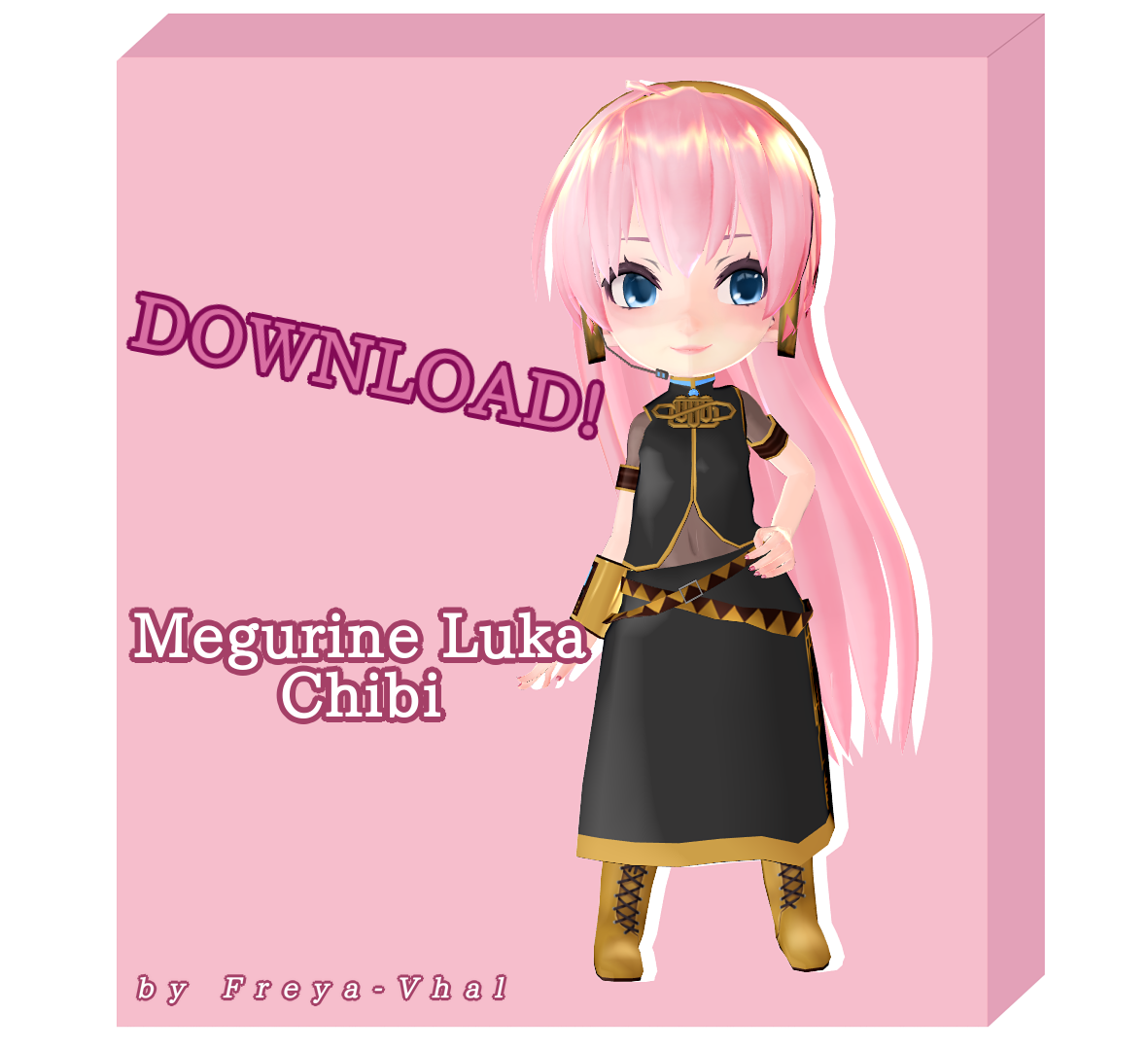 [Download] Megurine Luka Chibi by Freya-Vhal on DeviantArt