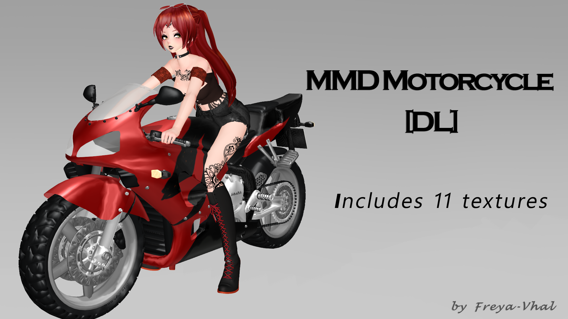 MMD Motorcycle [DL] by Freya-Vhal on DeviantArt