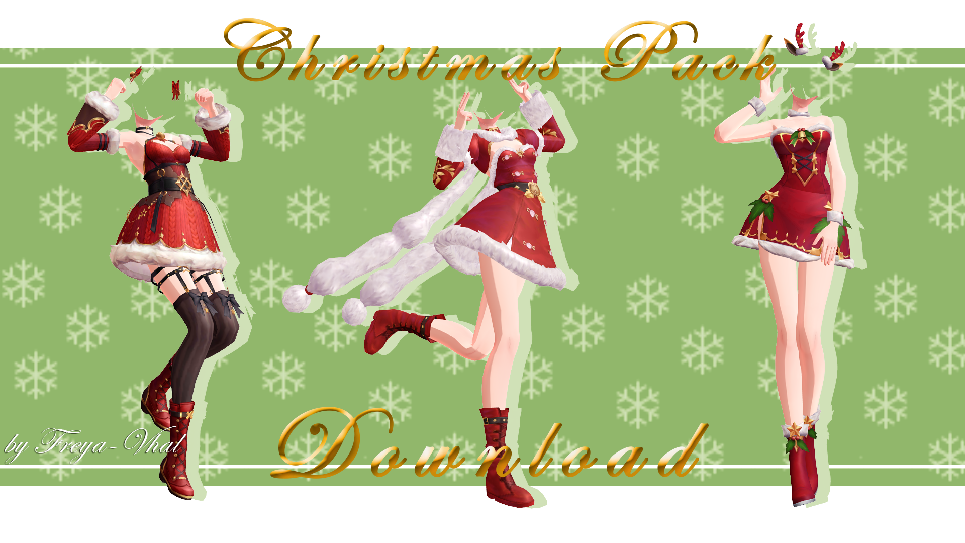 [DL] Christmas Outfit Pack by Freya-Vhal on DeviantArt