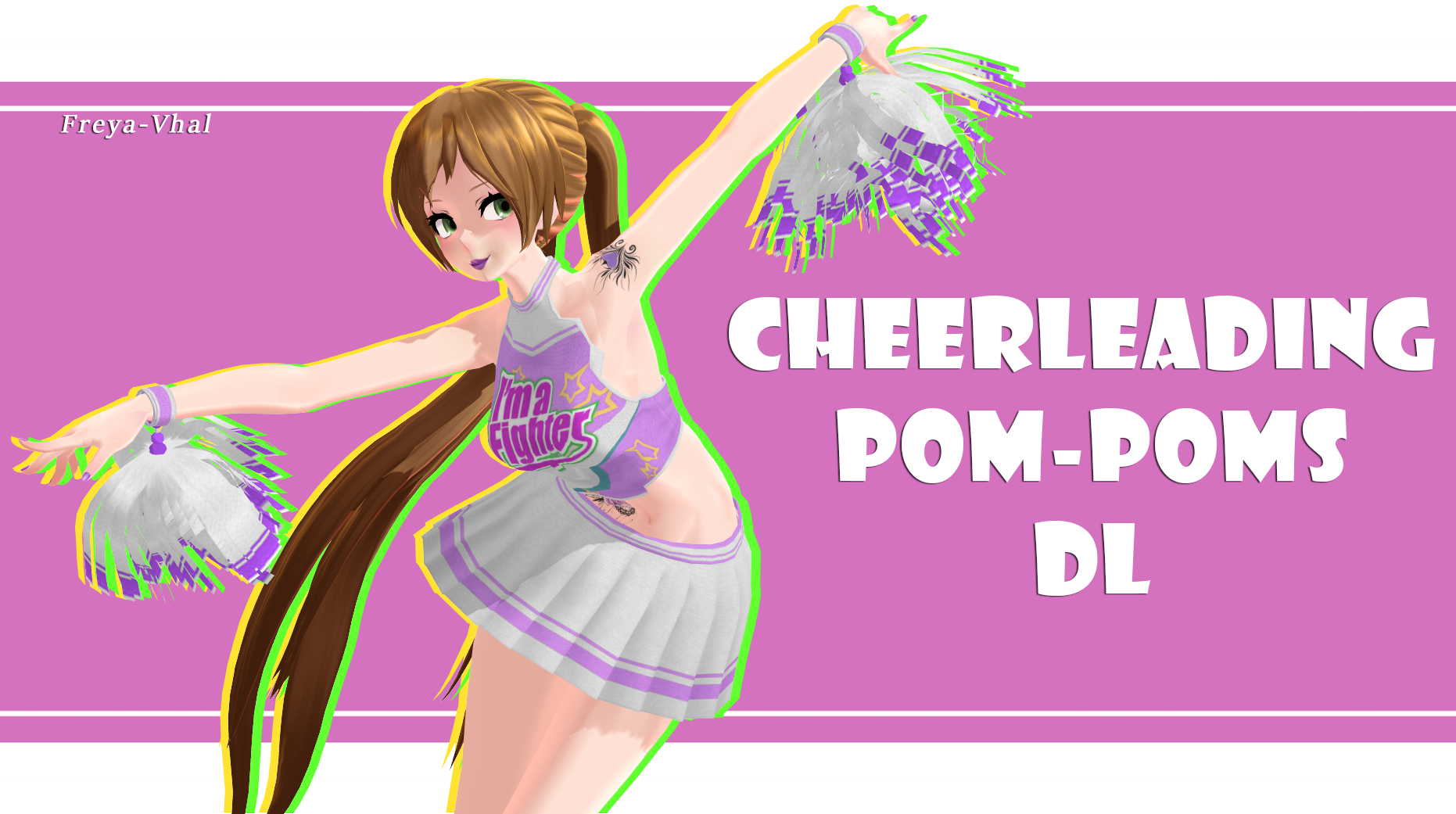 [DL] Cheerleading Pom-poms by Freya-Vhal on DeviantArt