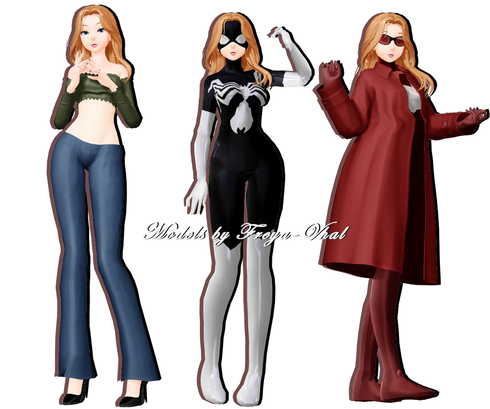 [DL] Julia Carpenter - Spider-Woman and Madame Web by Freya-Vhal on DeviantArt