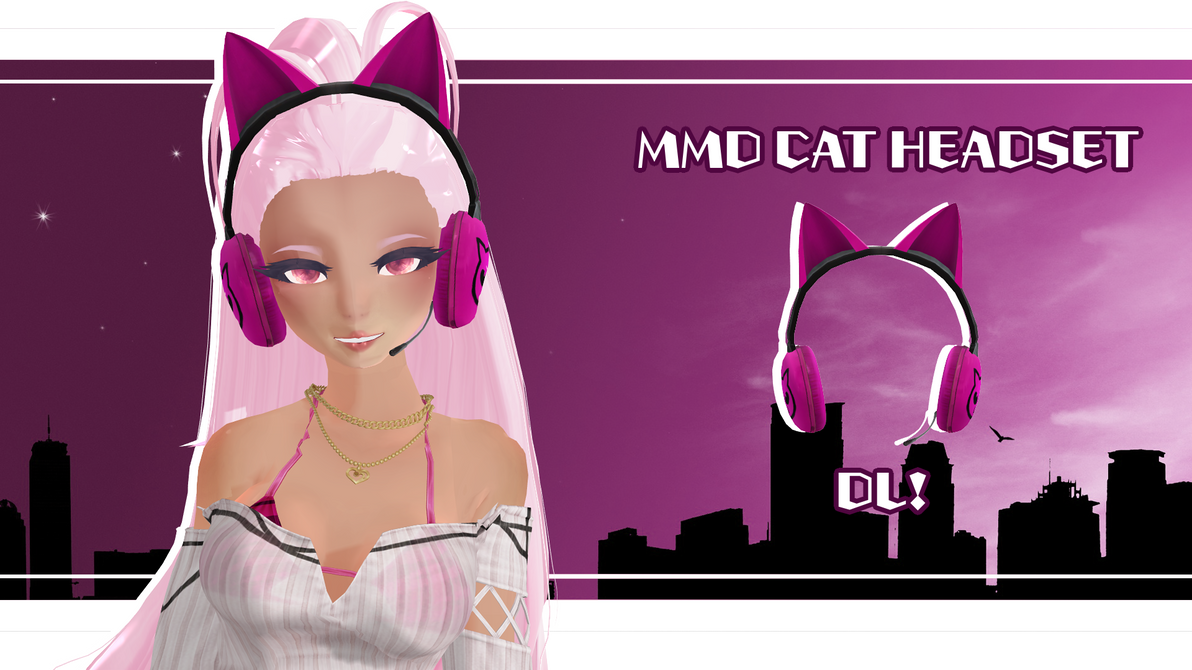[DL] Cat Headset by Freya-Vhal on DeviantArt