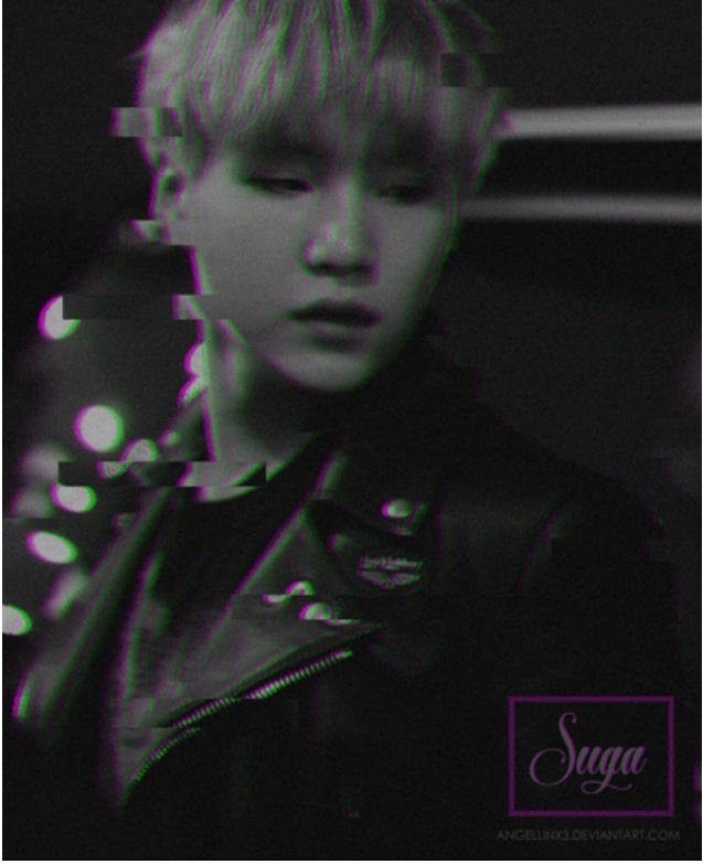 Glitch gif | Suga by AngelLinx3 on DeviantArt