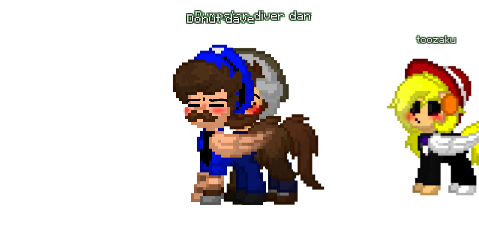 Donut dave x diver dan in pony town by nana2514 on DeviantArt