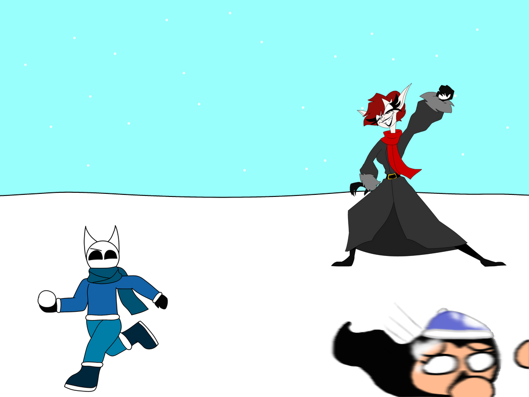 Snowballs fight (collab) by nana2514 on DeviantArt
