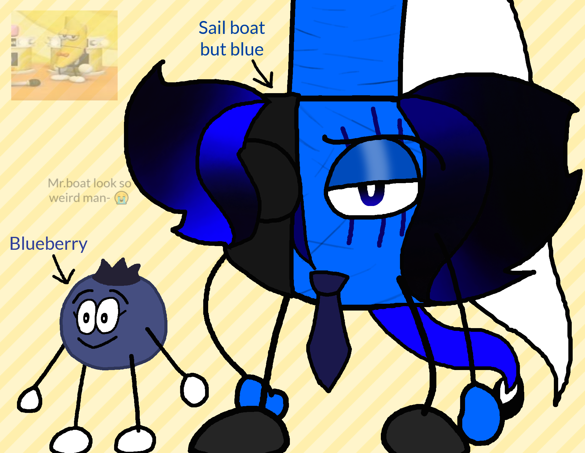 Me and mr.boat in shovelware brain game by nana2514 on DeviantArt