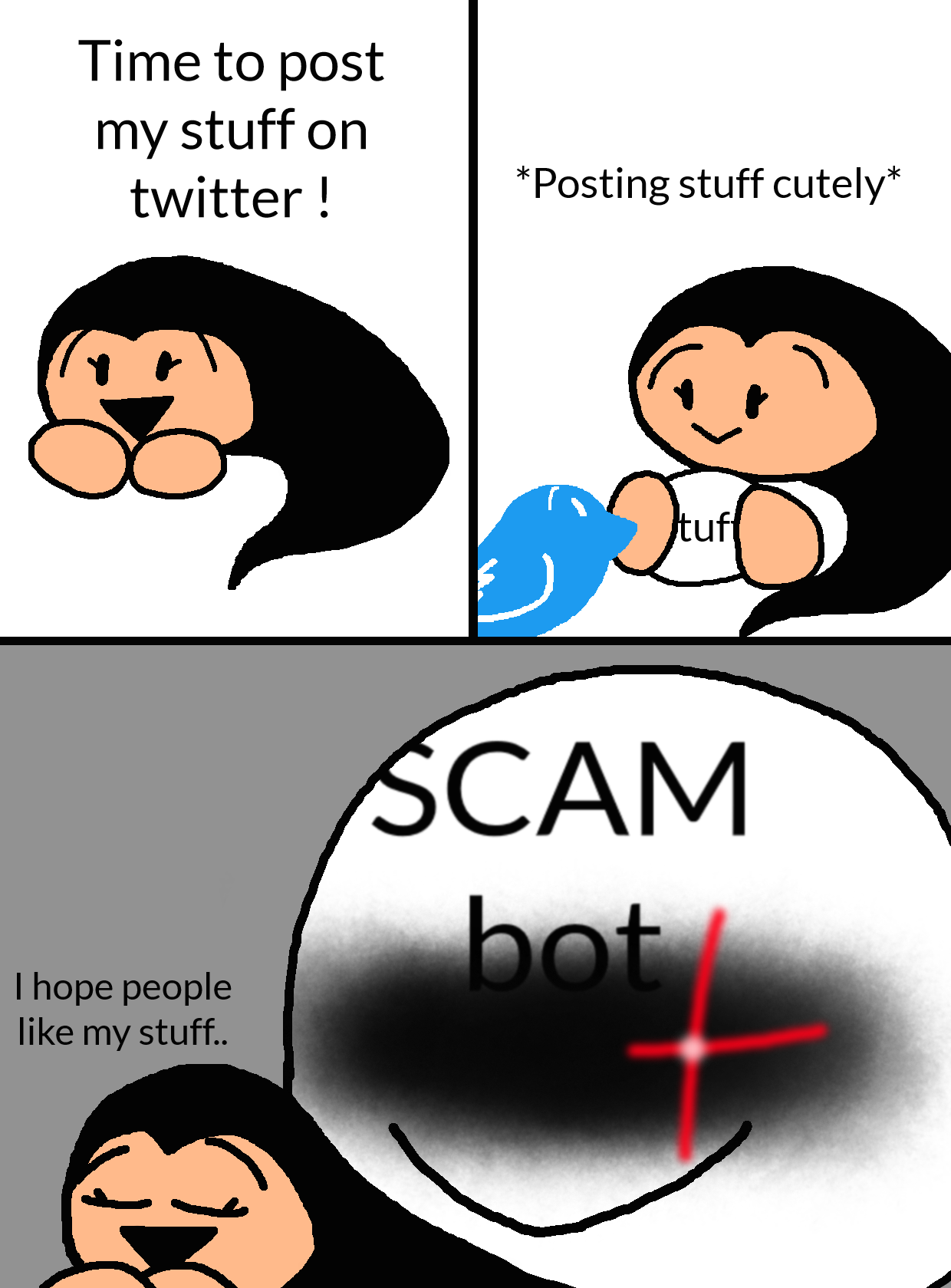 Scam bot in twitter by nana2514 on DeviantArt