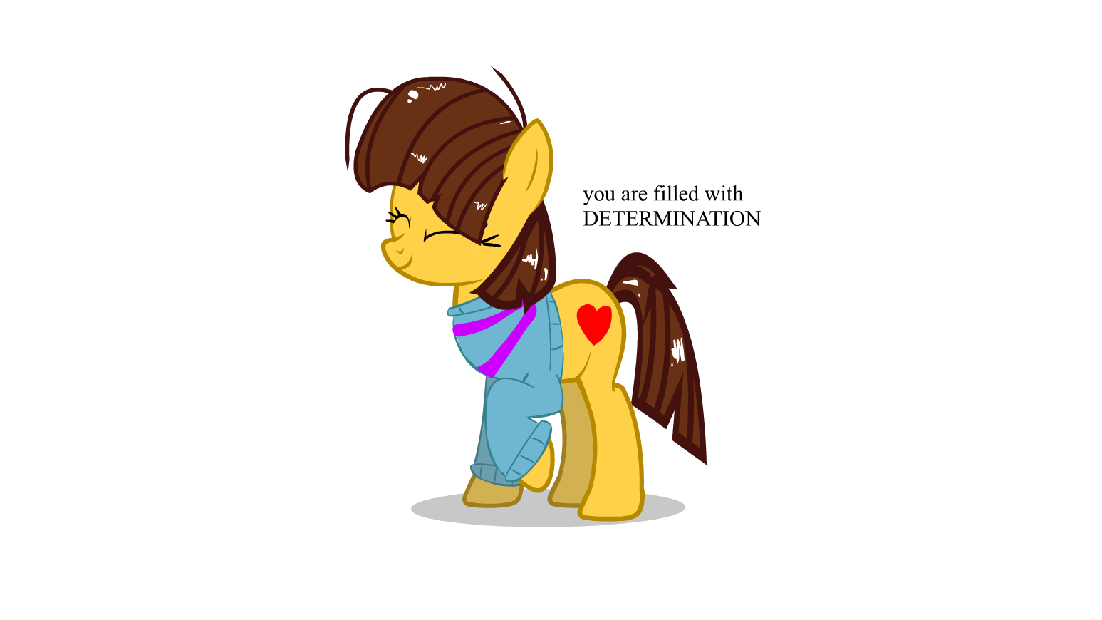 (Undertale) Frisk Pony V1 Puppet Rig by KiwiPoku on DeviantArt