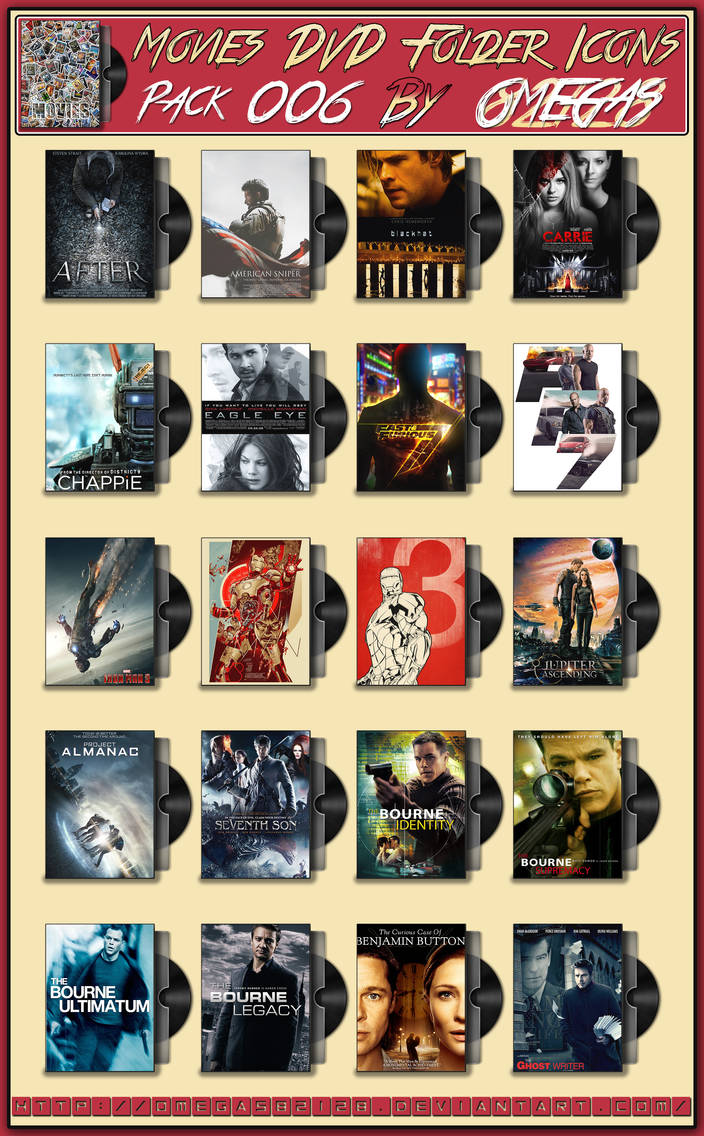 Movies DVD Folder Icons Pack 006 by Omegas82128 on DeviantArt